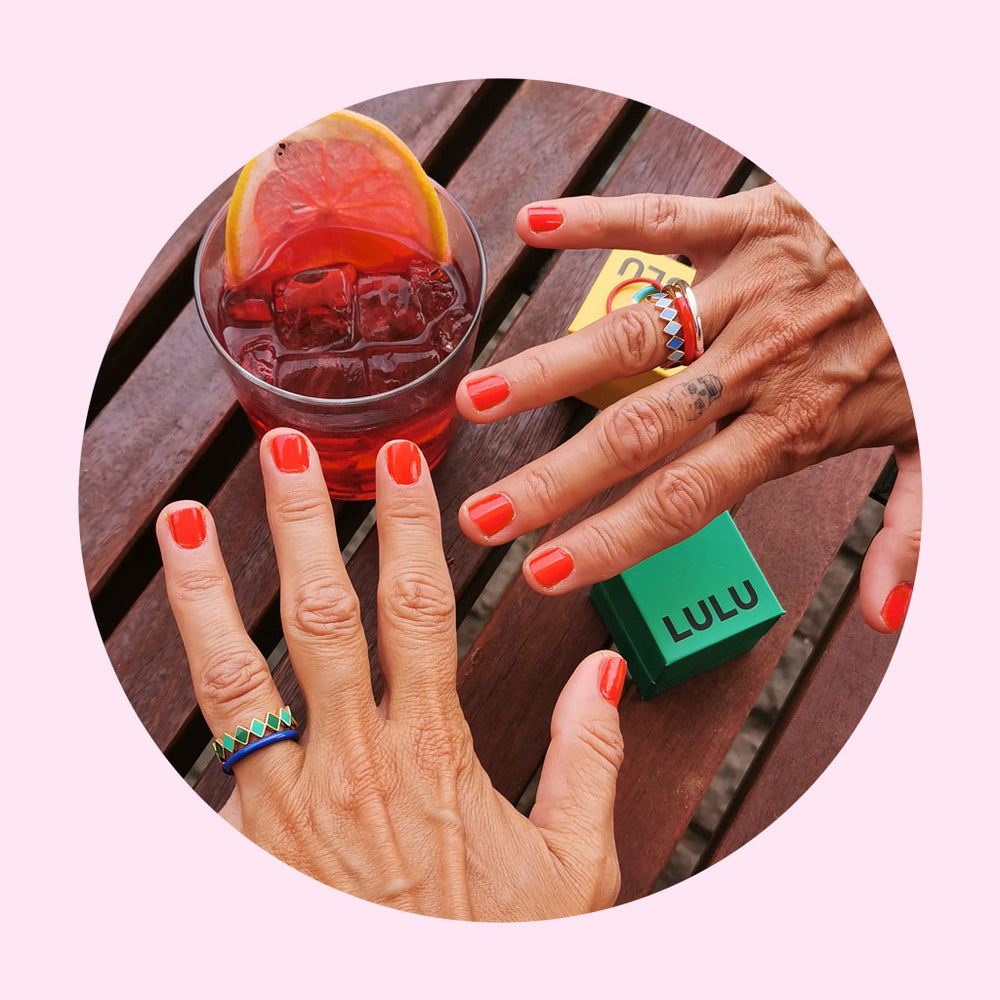 LULU Copenhagen-Confetti Ring gold plated-{StyleType}-{StyleColorName ...