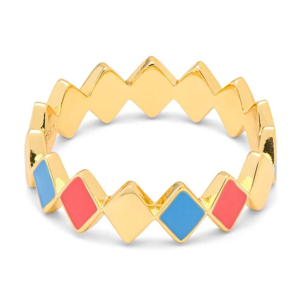 LULU Copenhagen-Confetti Ring gold plated-{StyleType}-{StyleColorName ...