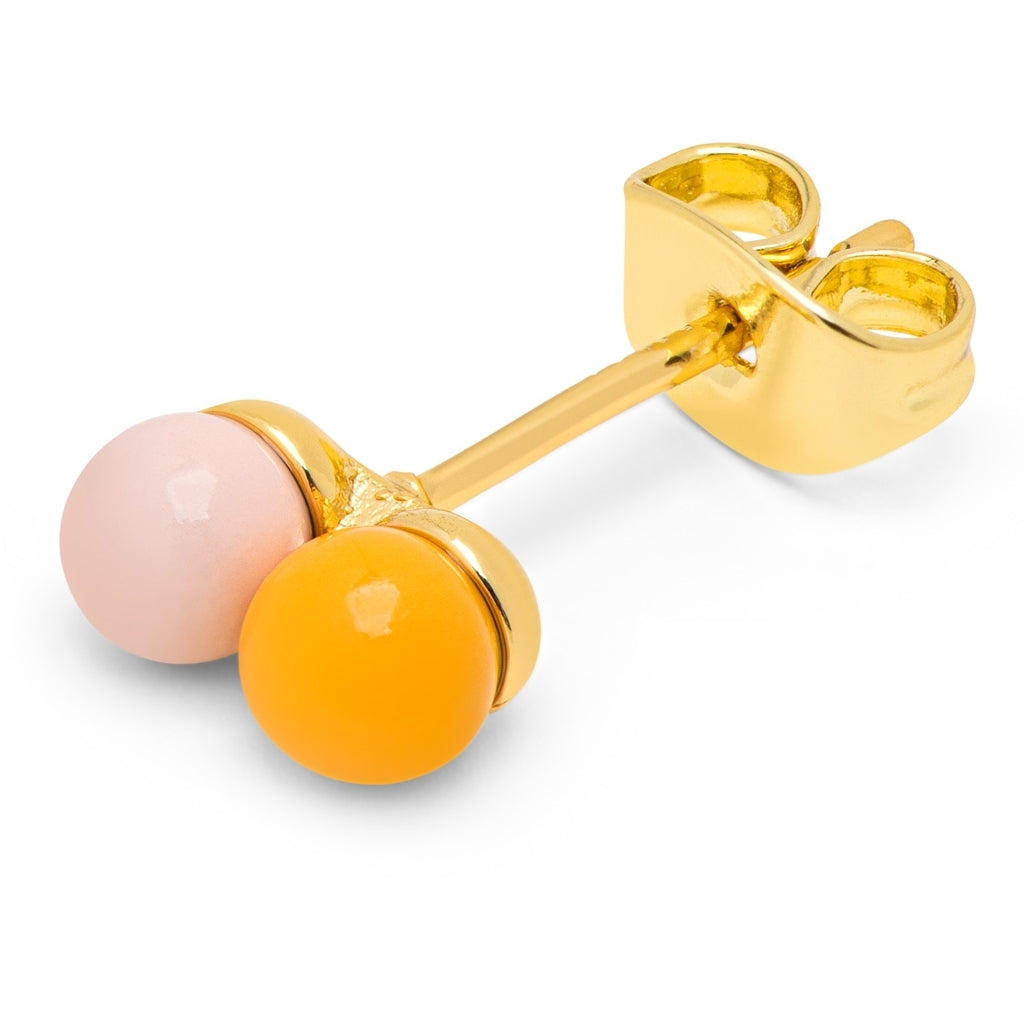 LULU Copenhagen-Double Color Ball earring 1 pcs-{StyleType ...